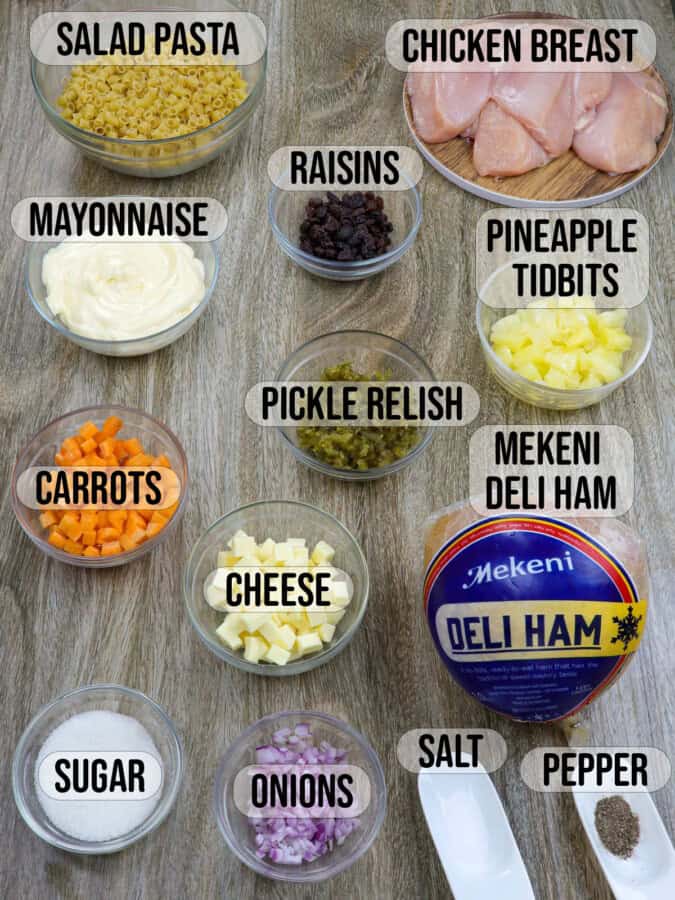 Macaroni Ham Salad - Kawaling Pinoy